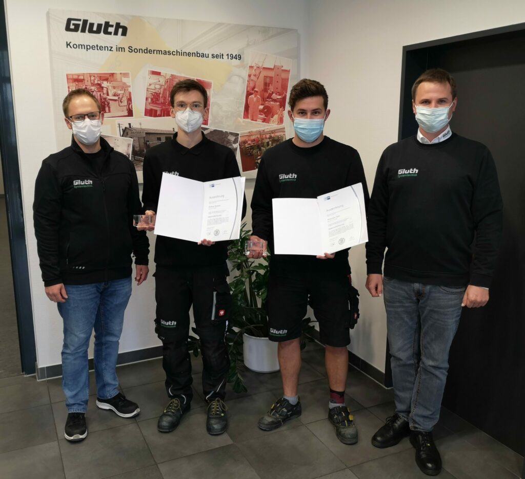 Summer 2021 final exams – top grades at Gluth